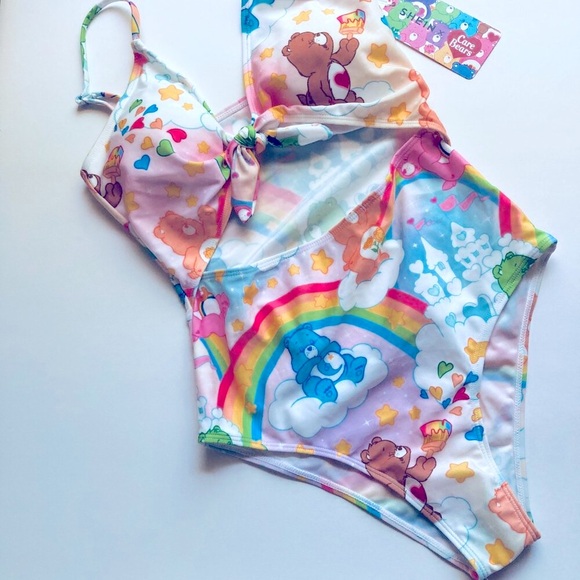 Care Bears | Tops | Care Bears One Piece Keyhole Swimsuit | Poshmark